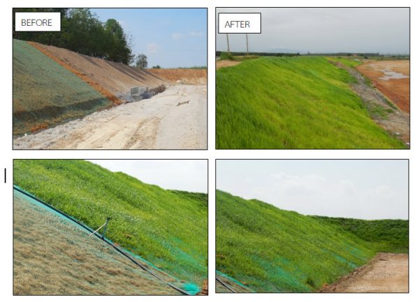 SLOPE PROTECTION WITH BIOMAT – ENVI 101